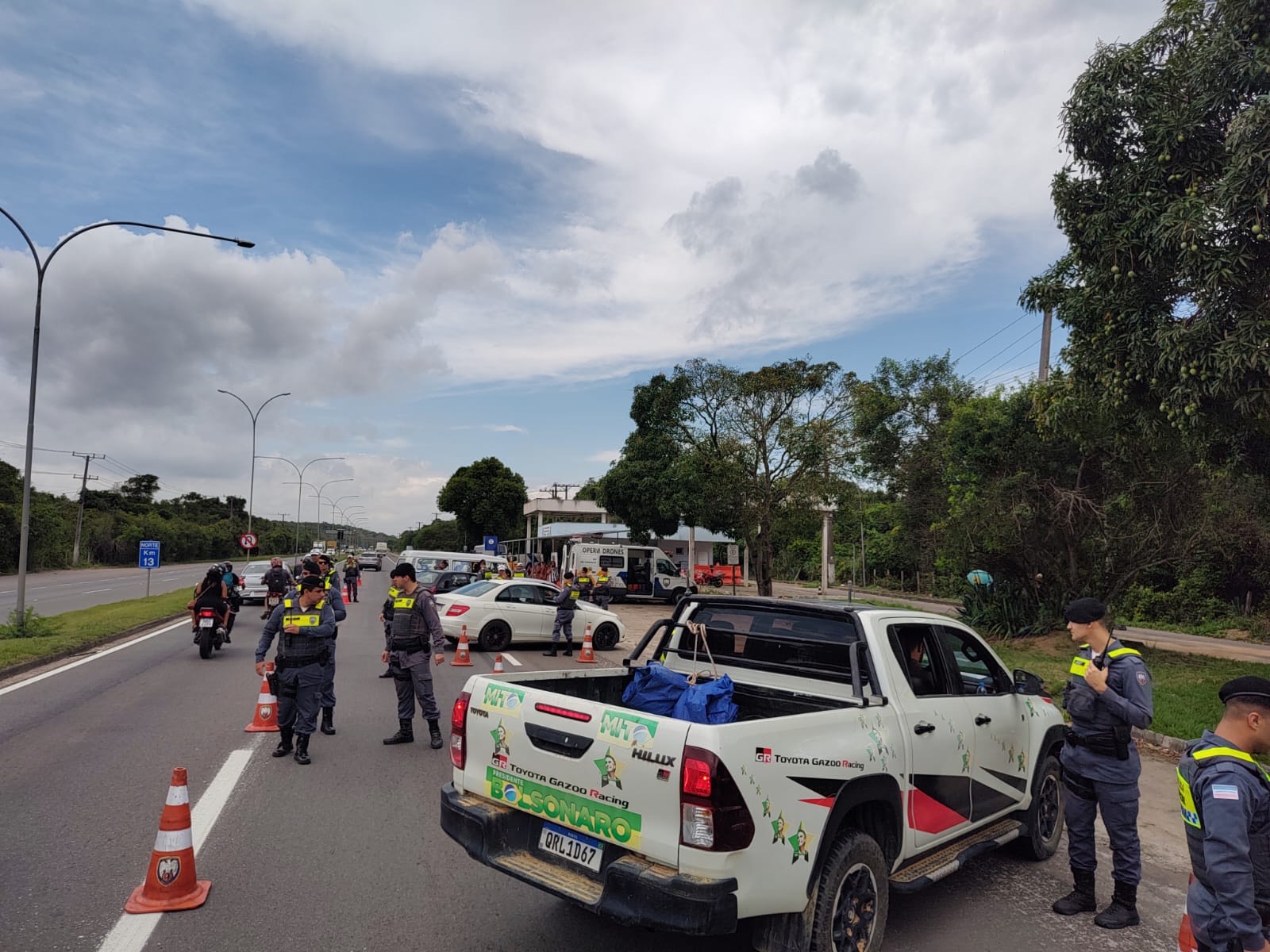 PMES - Oficiais do BPTran realizam instrução de alinhamento operacional ...
