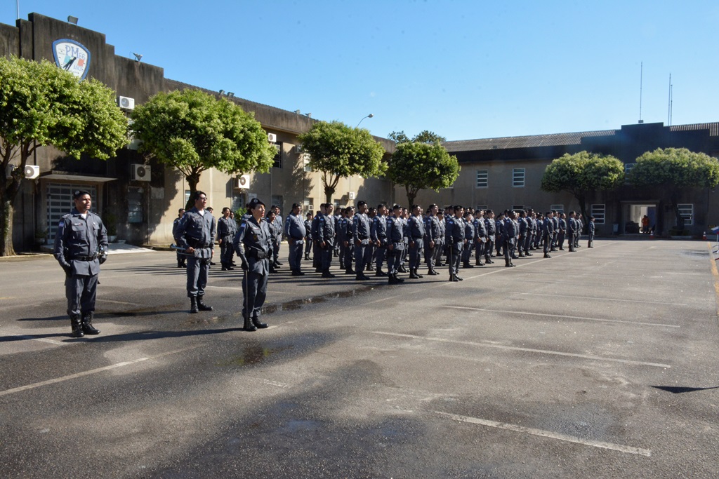 PMES - PMES realiza formatura geral em todas as Unidades do ES